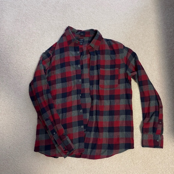 J. Crew | Shirts | Jcrew Plaid Flannel Button Down Shirt | Poshmark